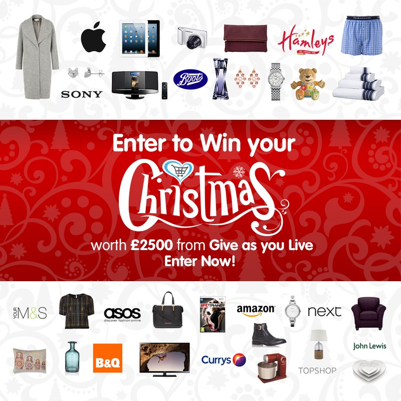[CLOSED] Win your Christmas with Give as you Live - Give as you Live Blog